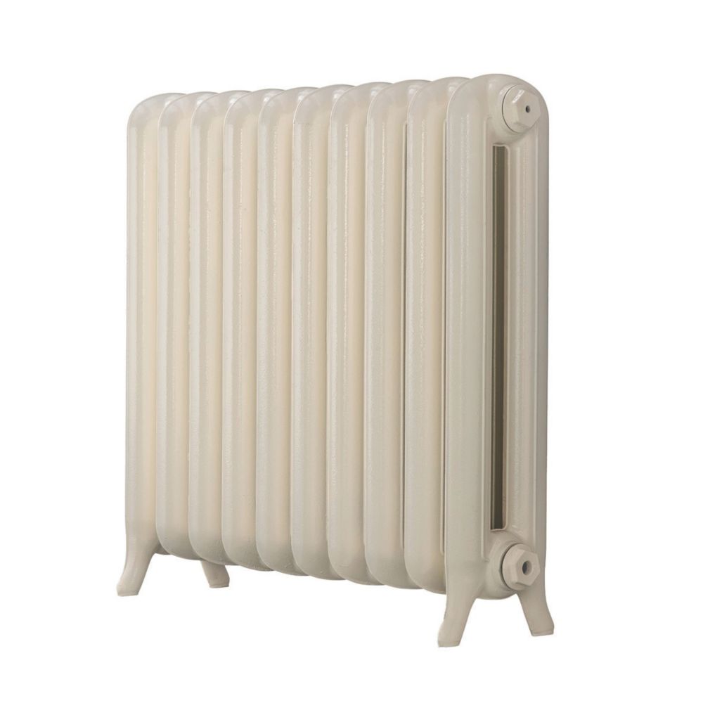 Arroll 748mm x 794mm 3780BTU Cream Cast Iron 2 Column Radiator - Screwfix
