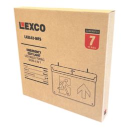 Lexco Maintained or Non-Maintained Emergency LED Exit Light with Up ...