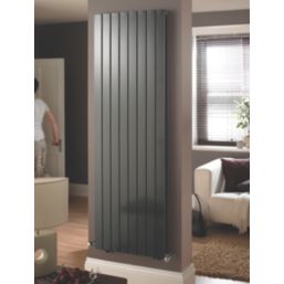 Ximax 900mm x 595mm 2829BTU Anthracite Vertical Designer Radiator ...