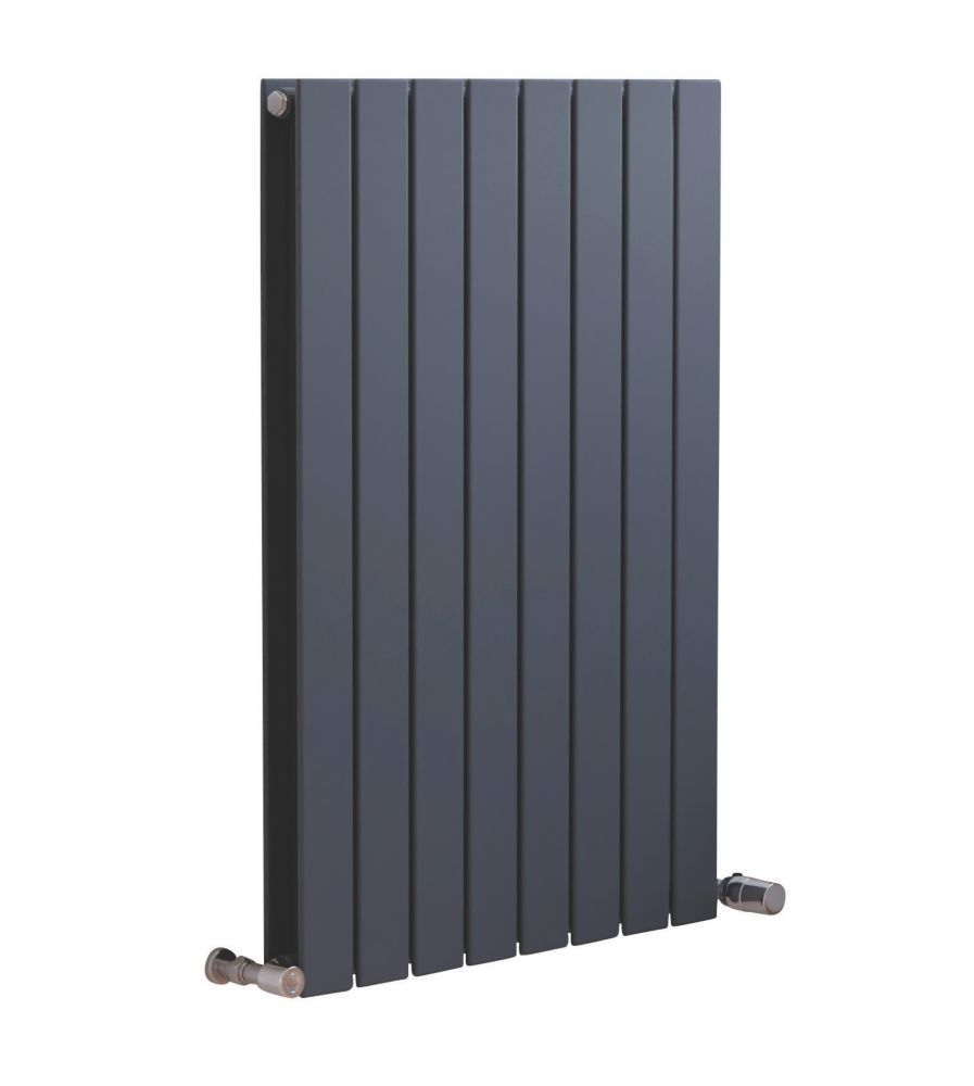 Ximax 900mm x 595mm 2829BTU Anthracite Vertical Designer Radiator ...