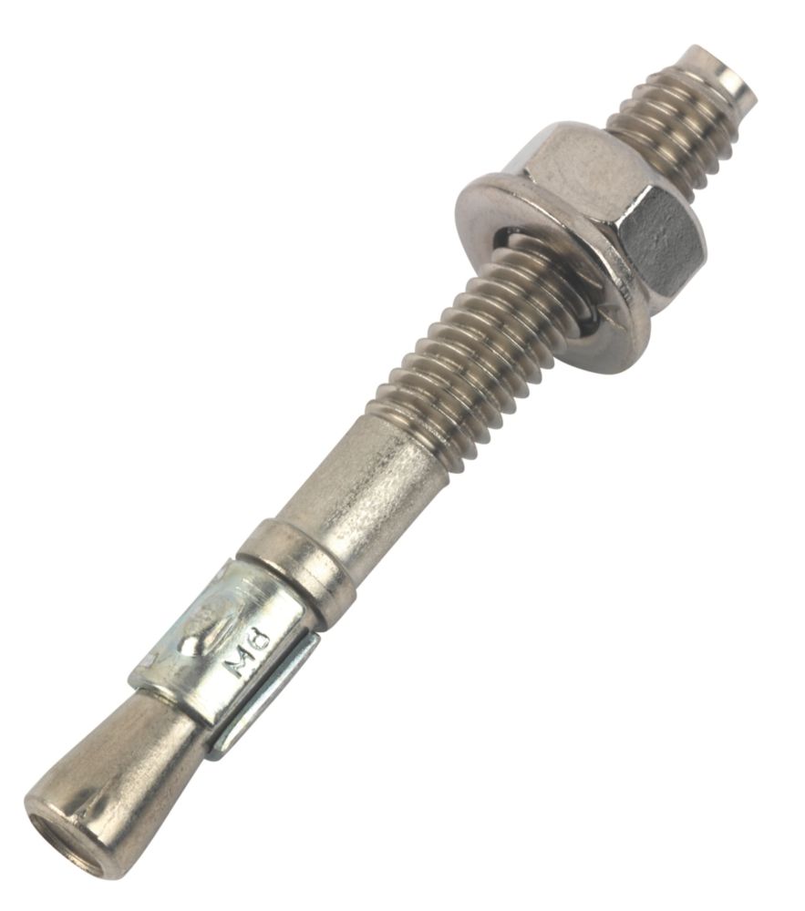 Rawlplug Throughbolts R-XPTIIA4 M6 x 50mm 100 Pack - Screwfix