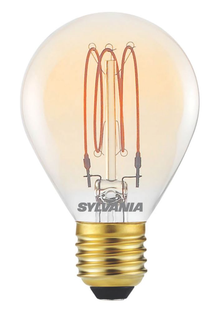 Sylvania TOLEDO VINTAGE E14 Mini Globe LED Light Bulb 250lm 3.5W - Screwfix