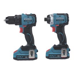Erbauer 18V 2 x 2.0Ah Li-Ion EXT Brushless Cordless Combi Drill ...