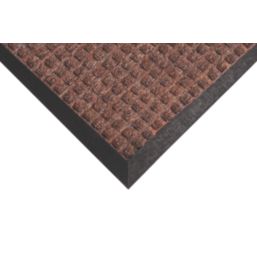 COBA Superdry Entrance Mat Brown 0.9m x 0.6m x 7mm - Screwfix