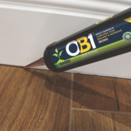 OB1 Bio-Based Multi-Surface Sealant & Adhesive Brown 290ml - Screwfix