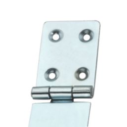Smith & Locke Hasp & Staple Silver Zinc-Plated 152mm - Screwfix