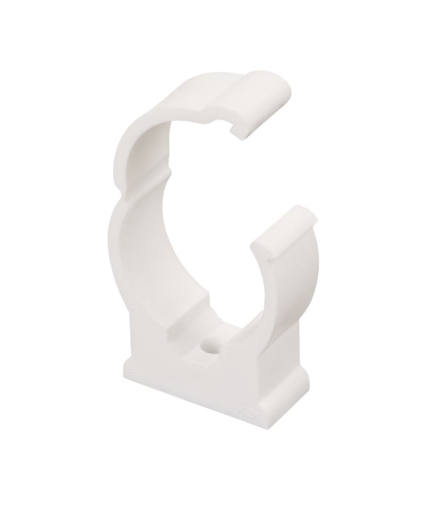 KM 28mm Snap Lid Single Hinged Clips 50 Pack - Screwfix