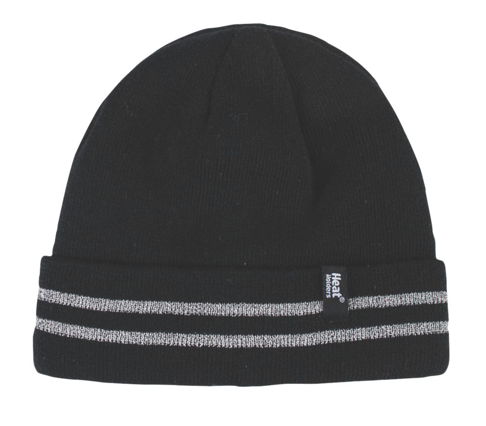 SockShop Heat Holders Thermal Hat Black - Screwfix