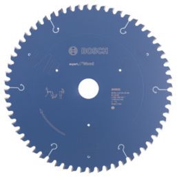 Bosch Expert Wood Circular Saw Blade 254mm x 30mm 60T - Screwfix