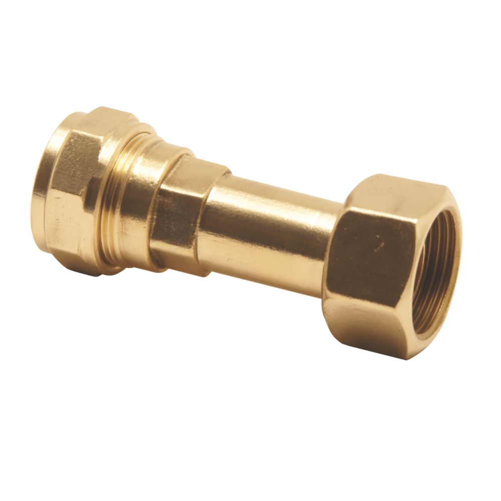 Pegler PX43 Brass Compression Straight Swivel Tap Connector 15mm x 1/2 ...