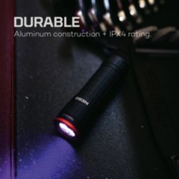 Nebo Torchy LED UV Torch Black 10lm - Screwfix