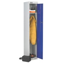 LinkLockers Security Locker 1800mm x 300mm Blue - Screwfix