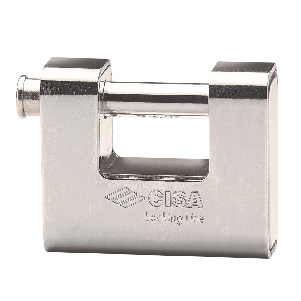 Cisa Brass Weatherproof Padlock 77mm | Padlocks | Screwfix.com