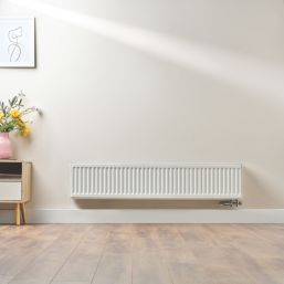 Time 300mm x 1400mm 694BTU White Type 33 Convector Radiator - Screwfix