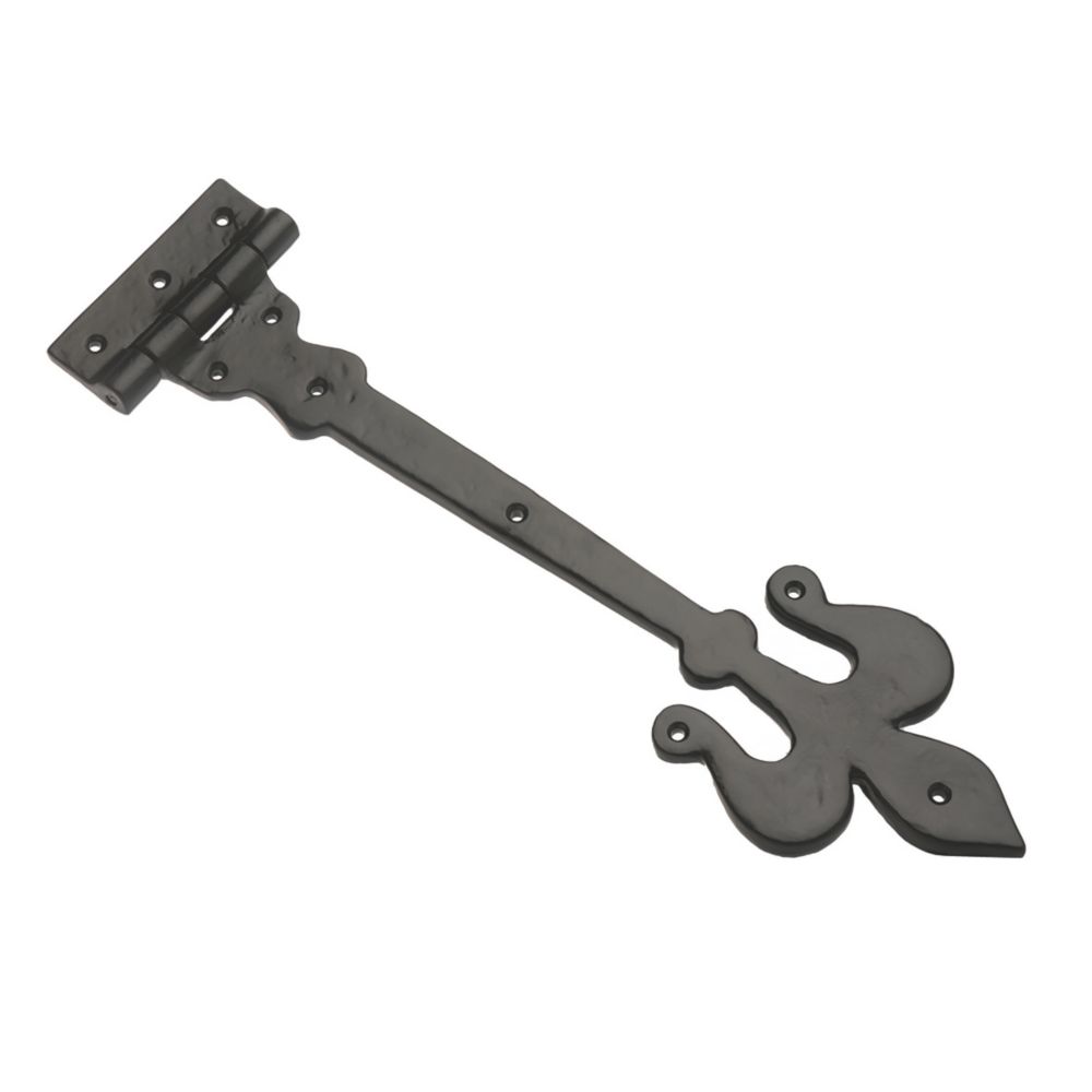 Hardware Solutions Antique Black FDL Hinges 400mm x 110mm 2 Pack - Screwfix