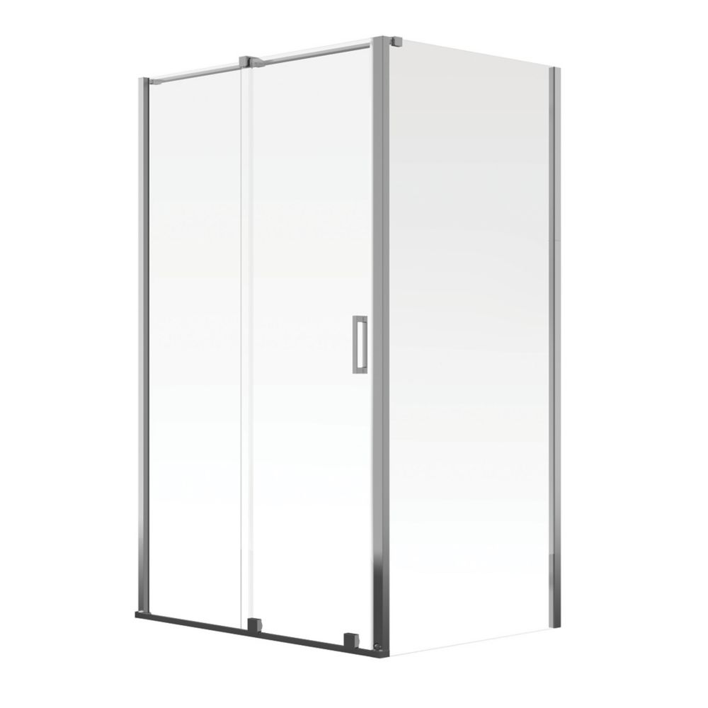 Aqualux Aquarius 6 Frameless Rectangular Shower Enclosure & Tray ...