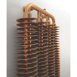Terma Ribbon V 1720mm x 390mm 2974BTU Copper Vertical Designer Radiator ...