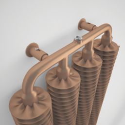 Terma Ribbon V 1720mm x 390mm 2974BTU Copper Vertical Designer Radiator ...