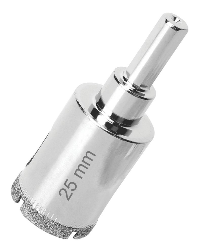 Titan Wet Diamond Holesaw 25mm x 65mm - Screwfix