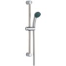 Chrome Shower Rail Kits | Shower Kits & Riser Rails | Screwfix