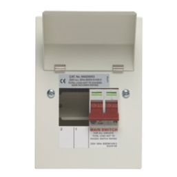 Wylex 4-Module 2-Way Part-Populated Main Switch Consumer Unit - Screwfix