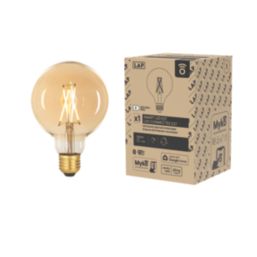 LAP Myko E27 Globe LED Virtual Filament Smart Light Bulb 9.5W 1055lm ...