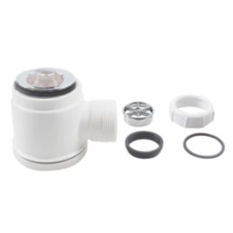 Flomasta Standard Compression Shower Waste Chrome 68mm - Screwfix