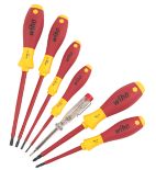 C.K Maintester VDE Screwdriver 120 250V AC Slotted 3.5mm x 100mm Screwfix