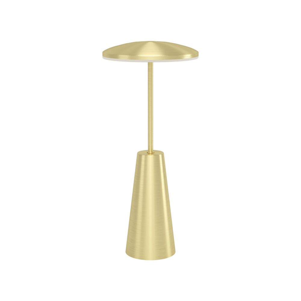 Eglo Piccola Rechargeable LED Portable Table Lamp Gold 270lm - Screwfix