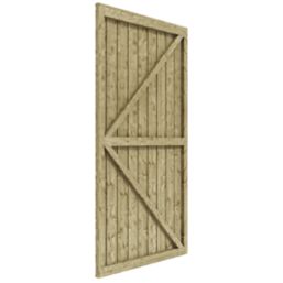 Rowlinson Gate 915mm x 1830mm Natural Timber - Screwfix