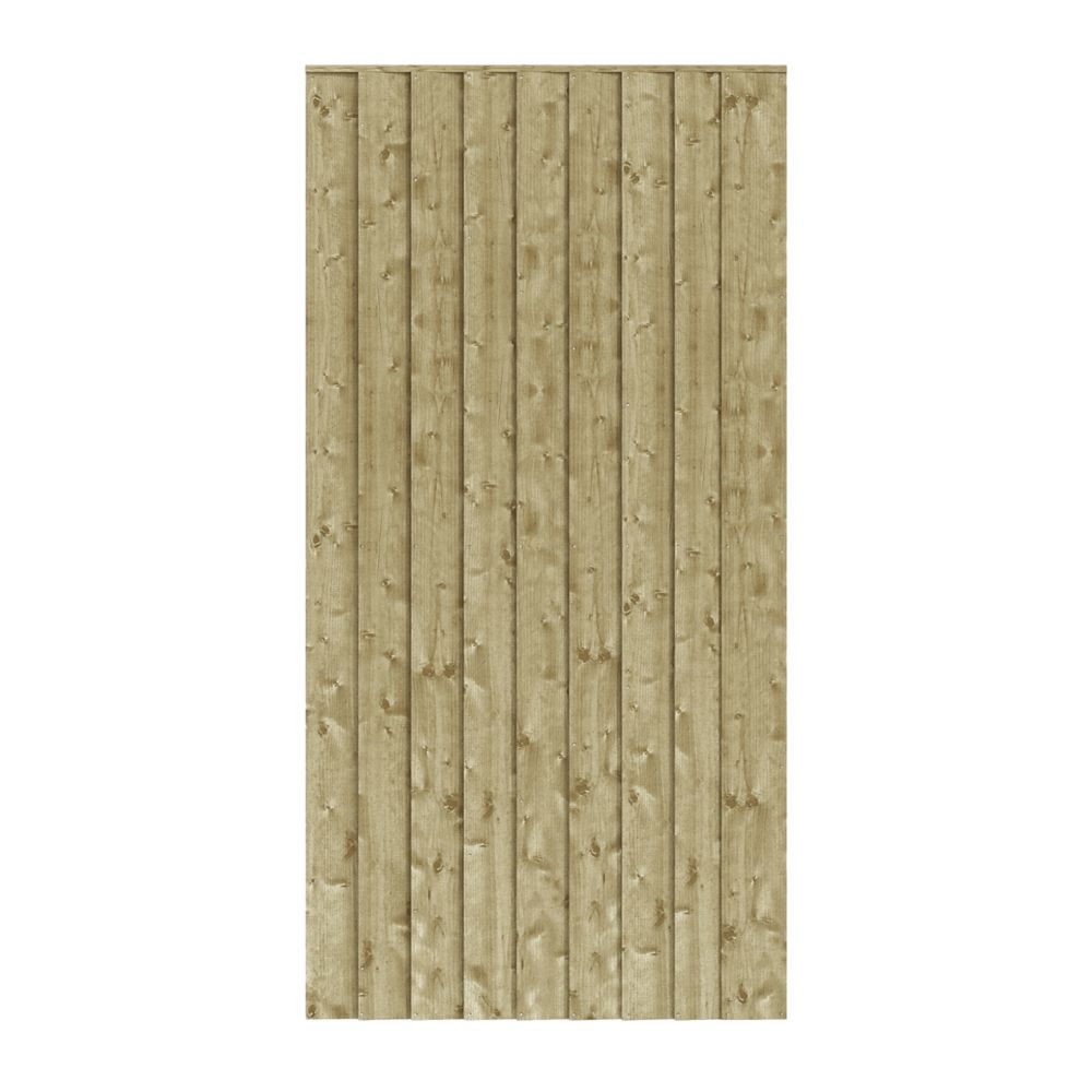 Rowlinson Gate 915mm x 1830mm Natural Timber - Screwfix