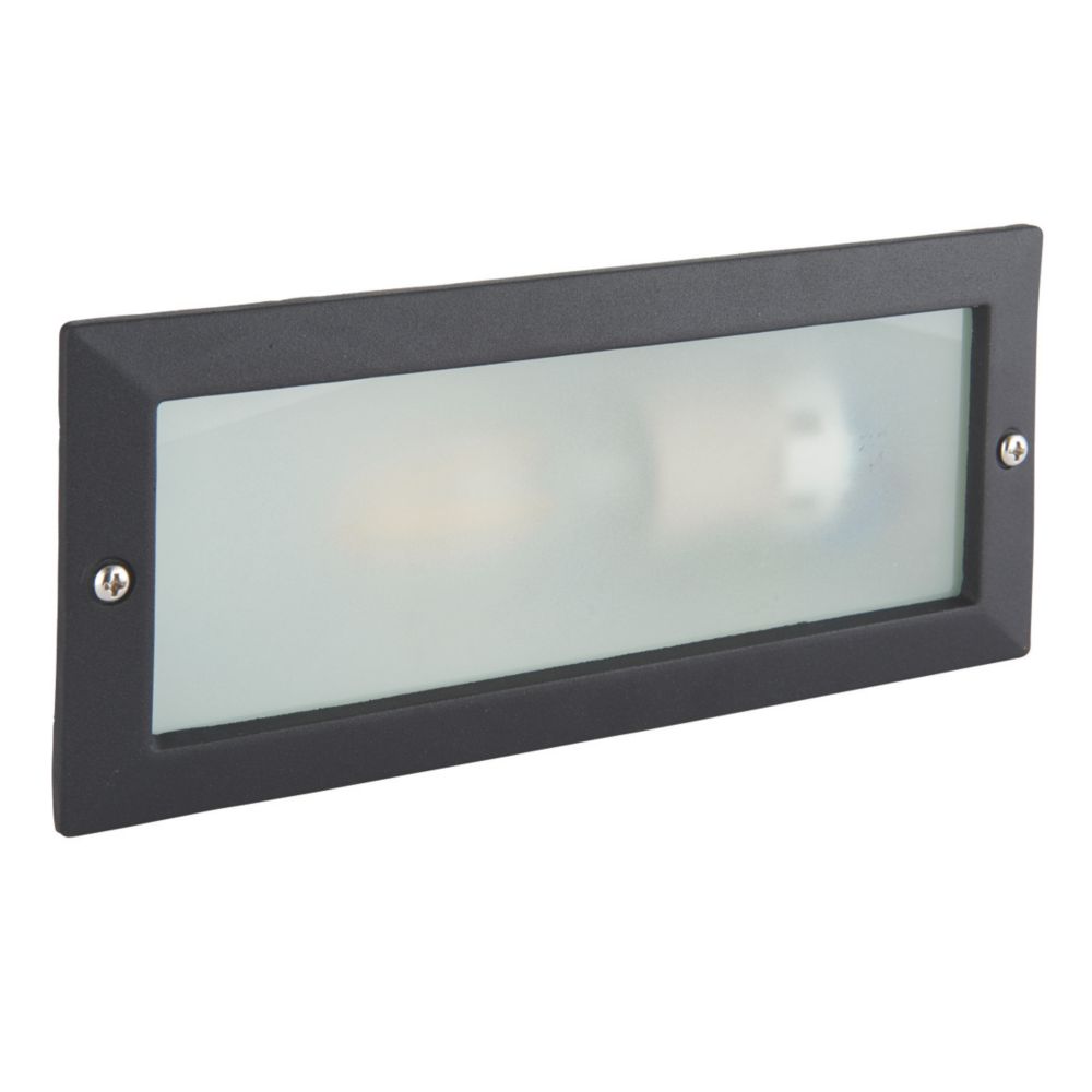 Saxby Eco Outdoor Brick Light Black - Screwfix