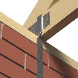 Simpson Strong-Tie Twisted Restraint Straps 600mm 10 Pack - Screwfix