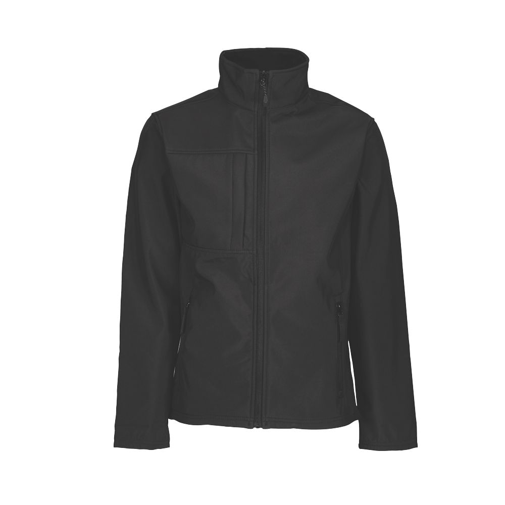 Regatta Octagon II Waterproof Softshell Jacket Black 4X Large Size 53 ...