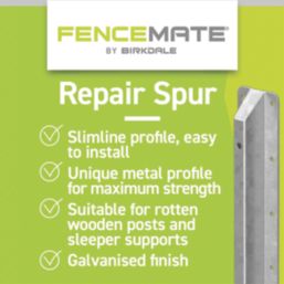 FENCEMATE Repair Spur Support Post - Screwfix