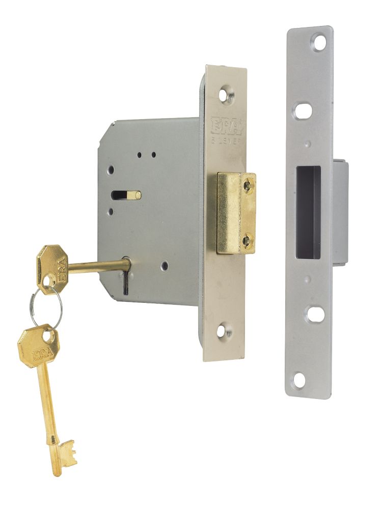 ERA 5 Lever Mortice Locks | Door Locks & Bolts | Screwfix.com