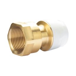 Hep2O Plastic Push-Fit Adapting Keyless Female Coupler 15mm x 1/2 ...