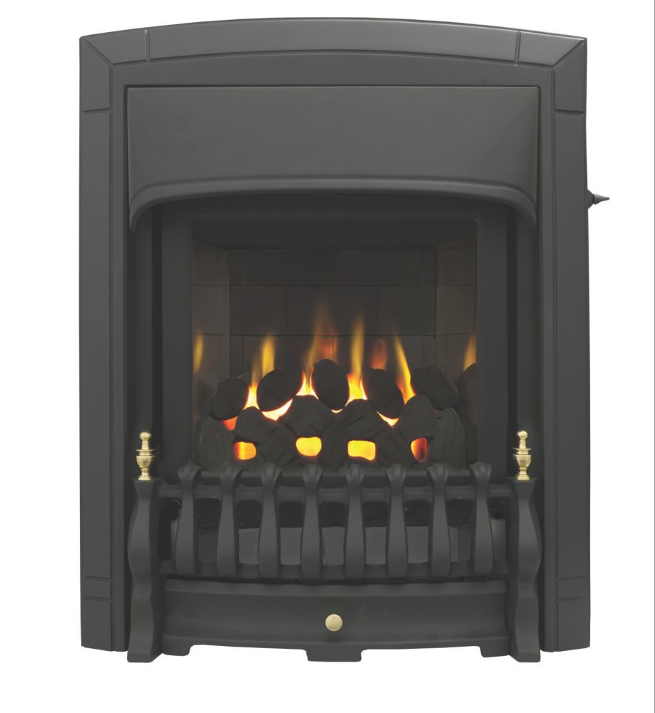 Valor Dream Slimline Black Slide Control Inset Gas Fire | Fires ...