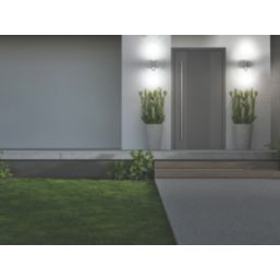 4lite Marinus Outdoor Bi-Directional Wall Lights With PIR & Photocell ...