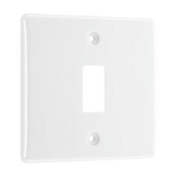 British General Nexus 800 Grid 1-Module Grid Faceplate White - Screwfix
