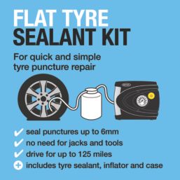 Ring RTK6 Flat Tyre Repair Kit 12V - Screwfix
