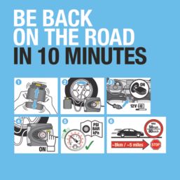 Ring RTK6 Flat Tyre Repair Kit 12V - Screwfix