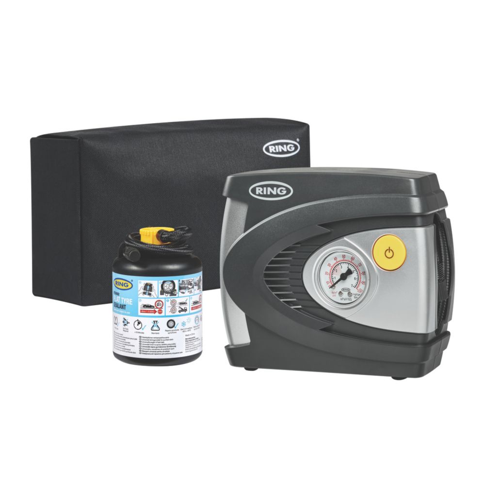 Ring RTK6 Flat Tyre Repair Kit 12V - Screwfix