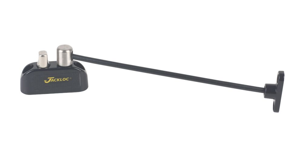 Jackloc The Pro Twist Window Restrictor Black 200mm - Screwfix