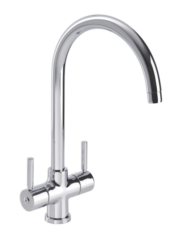 Streame by Abode Contemporary 2-Way Deck Mounted Water Filter Tap ...