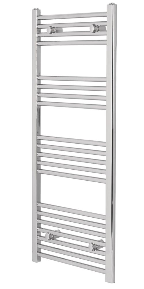 Towelrads 1200mm x 500mm 1163BTU Chrome Flat Towel Radiator - Screwfix