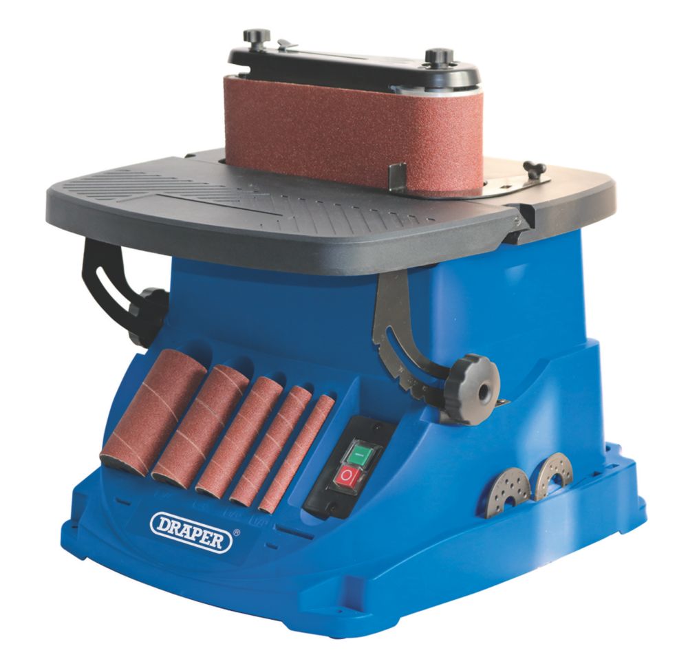 Draper 98425 3.94" 450W Electric Oscillating Spindle & Belt Sander 230V ...