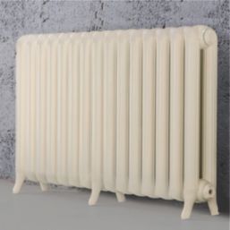 Arroll 748mm x 1174mm 5670BTU Cream Cast Iron 2 Column Radiator - Screwfix