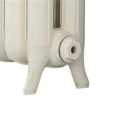Arroll 748mm x 1174mm 5670BTU Cream Cast Iron 2 Column Radiator - Screwfix