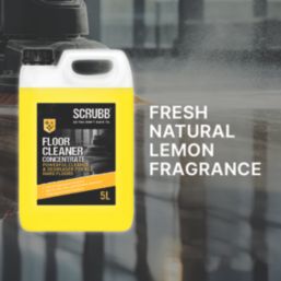 Scrubb Powerful Hard Floor Cleaner Concentrate 5Ltr - Screwfix